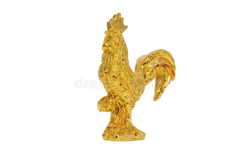 Golden rooster stock image. Image of chicken, beautiful - 79348625