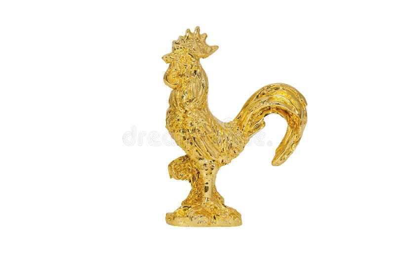 Golden rooster stock photo. Image of character, oriental - 79348806