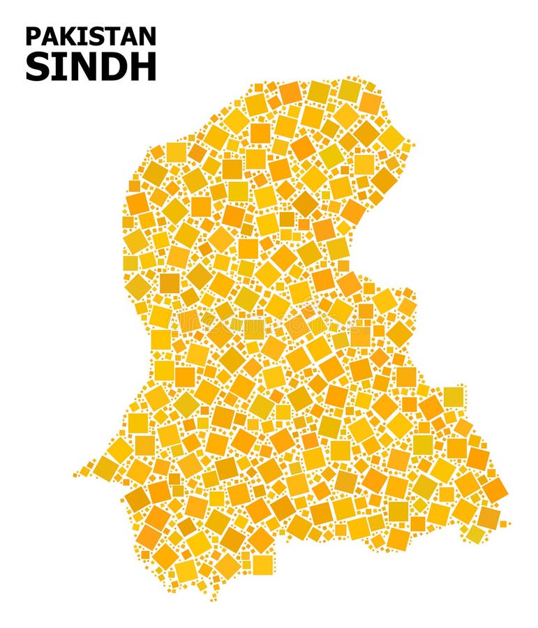 Dot Pattern Map of Sindh Province Stock Vector - Illustration of circle ...
