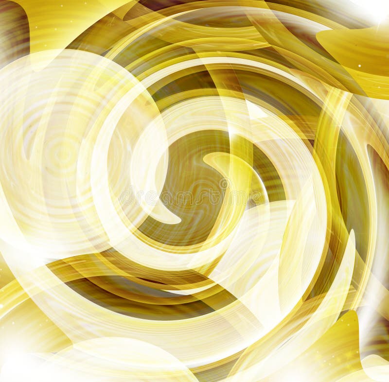 Golden Round Design Elements Stock Illustration - Illustration of marry ...