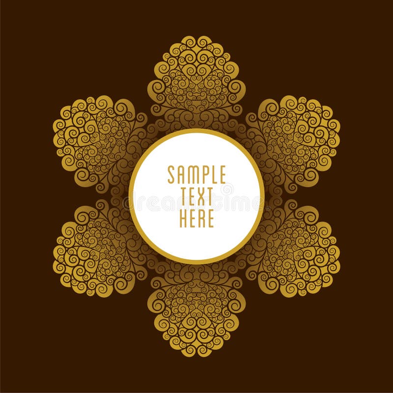 Golden Royal Color Banner Design Stock Vector - Illustration of luxury ...