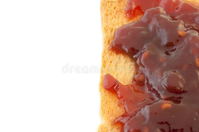 Golden Rusk and Raspberry Jam Stock Photo - Image of jelly, feed: 43328252