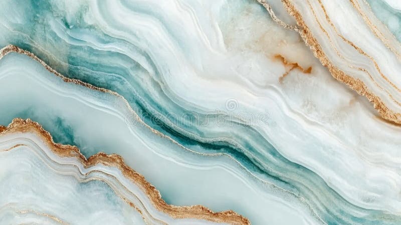 Golden Rust Highlights are Incorporated into 3D Layered Marble in ...