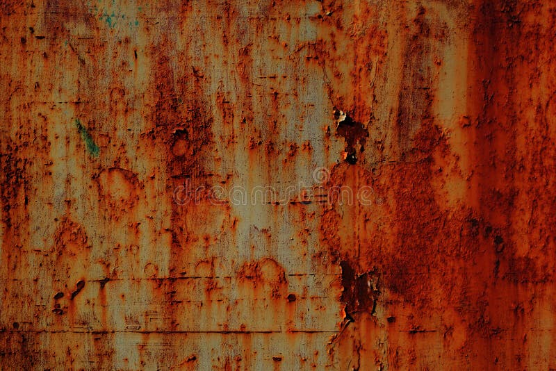 Golden Rusty Steel Textured Background Stock Image - Image of golden ...