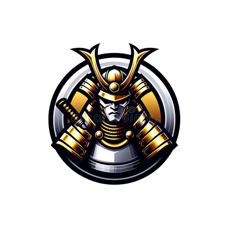 The Golden Samurai Warrior stock illustration. Illustration of culture ...