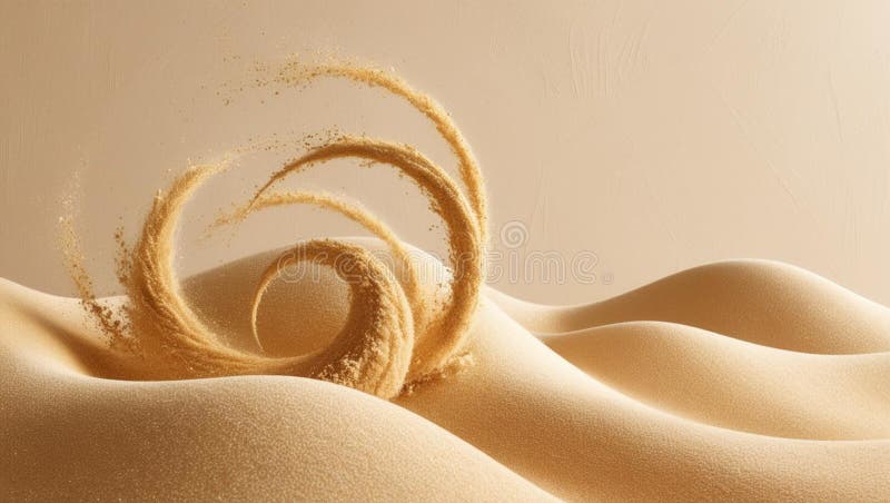 Abstract Background of Golden Sands Stock Photo - Image of generated ...