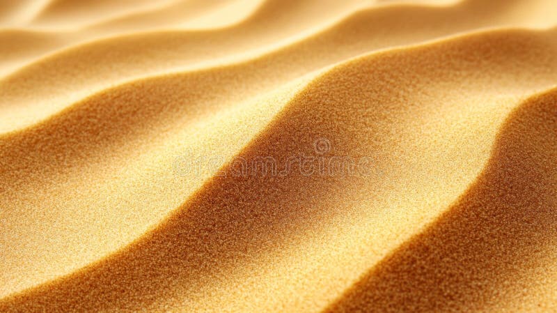 Golden Sand Dunes Wave Pattern Texture Stock Illustration ...