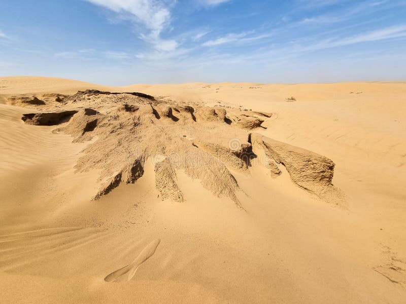 Sand dunes stock image. Image of wadi, beach, prairie - 331388461