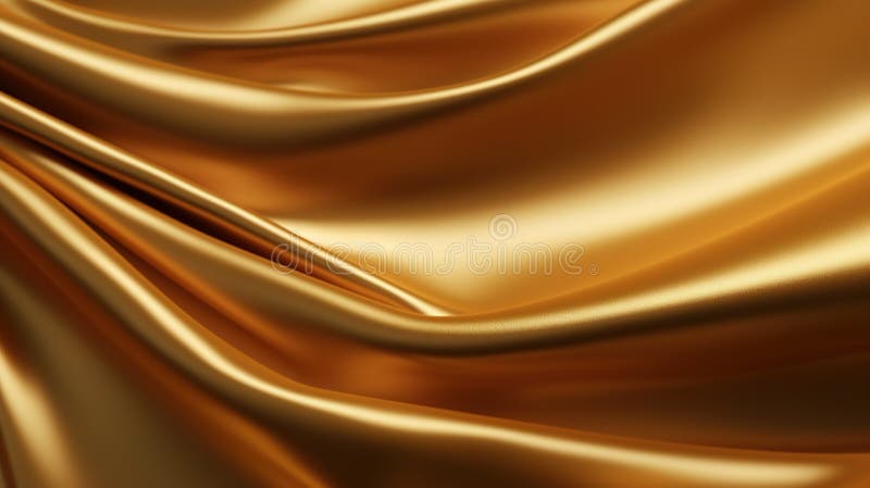 Golden Satin Background. Gold Fabric Background. High Resolution Stock ...