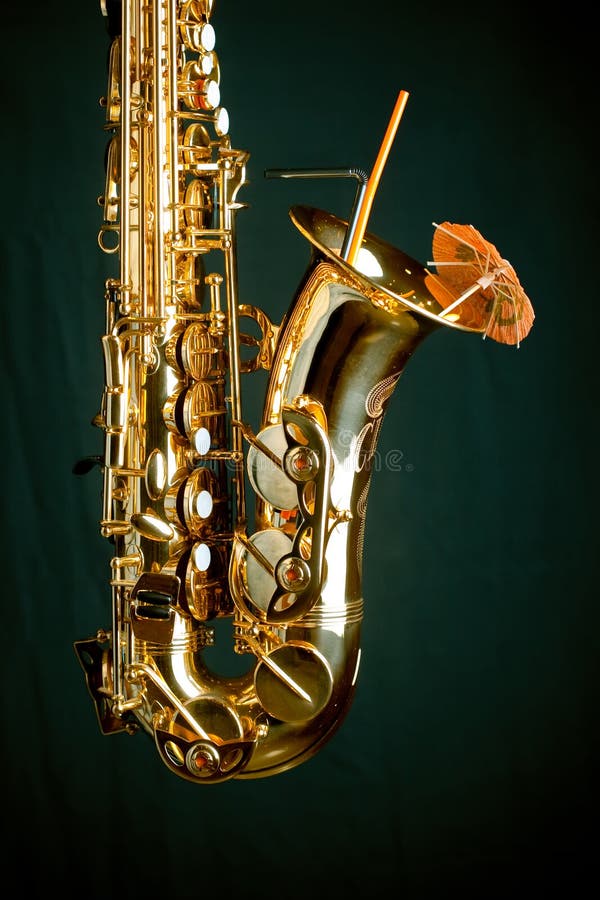 Saxophone stock photo. Image of musical, music, metal - 10303430
