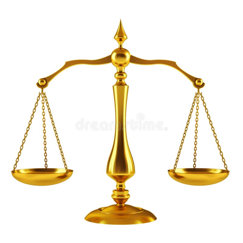 Golden Scale stock illustration. Illustration of sign - 20081276