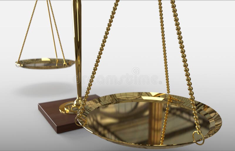 Golden Scale stock illustration. Illustration of comparison - 139187387