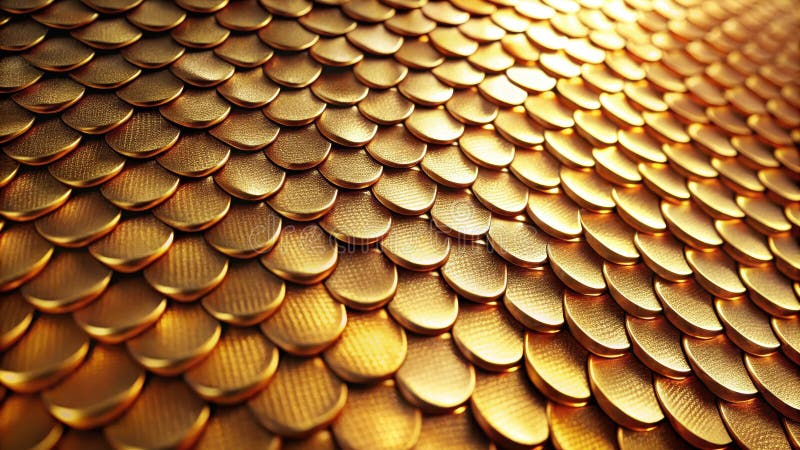 Golden Scale Pattern Luxurious Textured Background for Design Projects ...