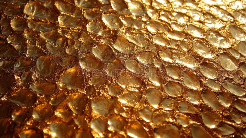 Golden Scaled Texture Abstract Background Stock Illustration ...