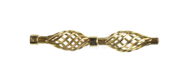 Golden Scepter Isolated on White Stock Photo - Image of conjuring ...