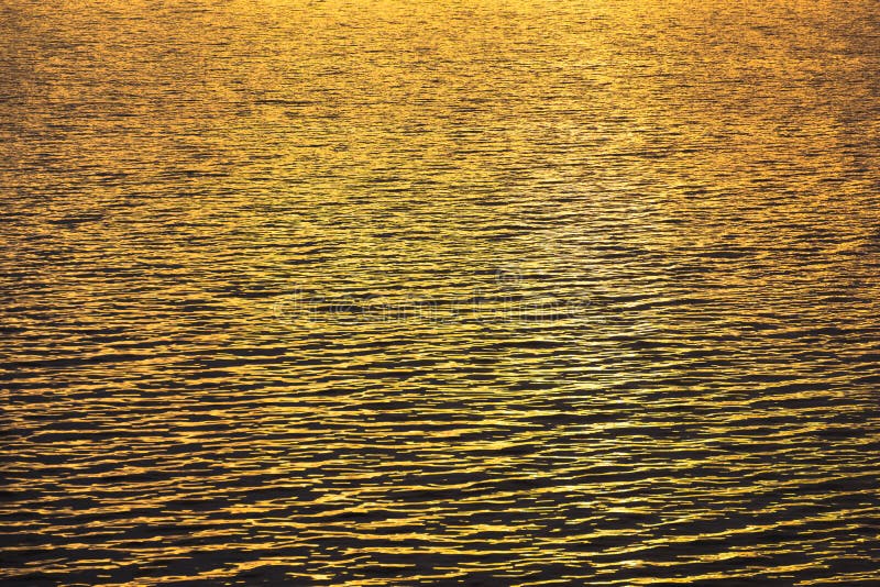 Golden Sea Wave at Sunrise. I Stock Image - Image of scene, landscape ...