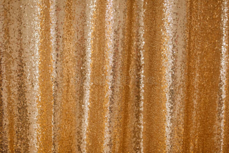 Golden Sequence Beaded Background Glitter Pattern Stock Image - Image ...
