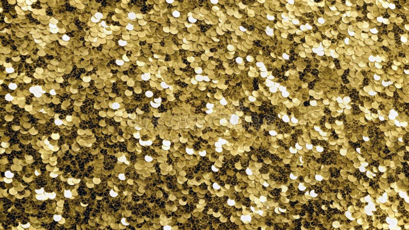 Golden Sequin Texture Seamless Full Frame Stock Photo - Image of detail ...
