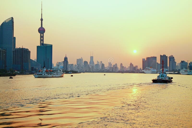 Golden Shanghai stock image. Image of military, shanghai - 27510769