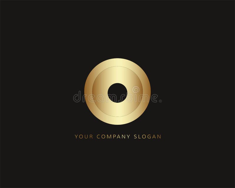 Golden Shape Logo Premium Vector Stock Vector - Illustration of meaning ...