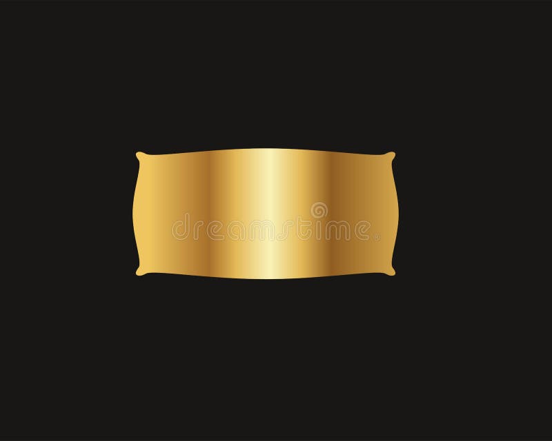 Golden Shape Logo Premium Vector Stock Vector - Illustration of brands ...