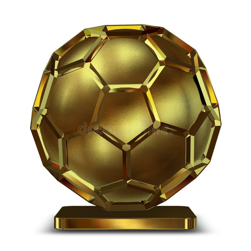 Golden Shape, Unique Design, Geometric Figure, 3D Render, Background ...