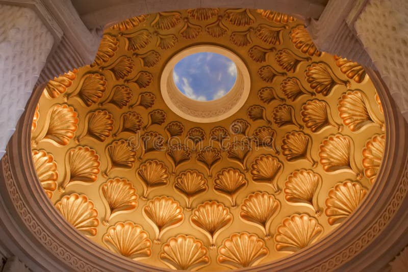 Golden shell stock image. Image of science, building - 27160495