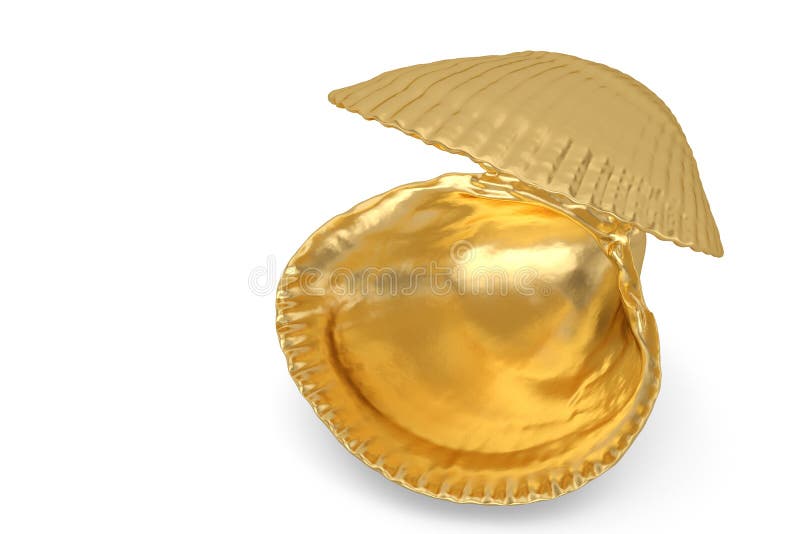 Golden Shell stock illustration. Illustration of shellfish - 6966677