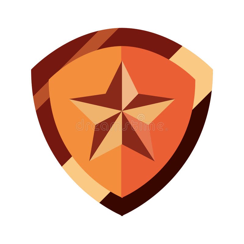 Golden Star Insignia Icon Graphic Stock Vector - Illustration of badge ...