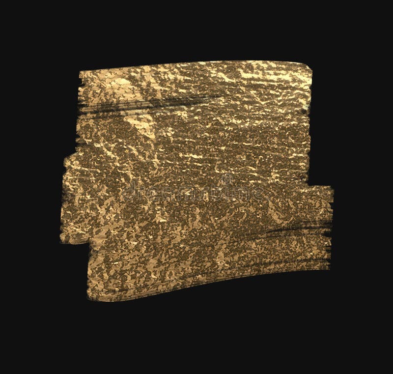 Golden Shimmer and Sparkle Stroke Creating a Luxurious, Premium Effect ...