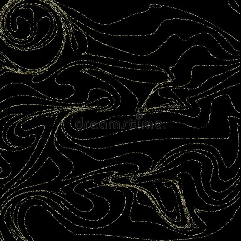 Golden Shine. Abstract Wave Pattern Background - Vektorgrafik. Eps 10 ...