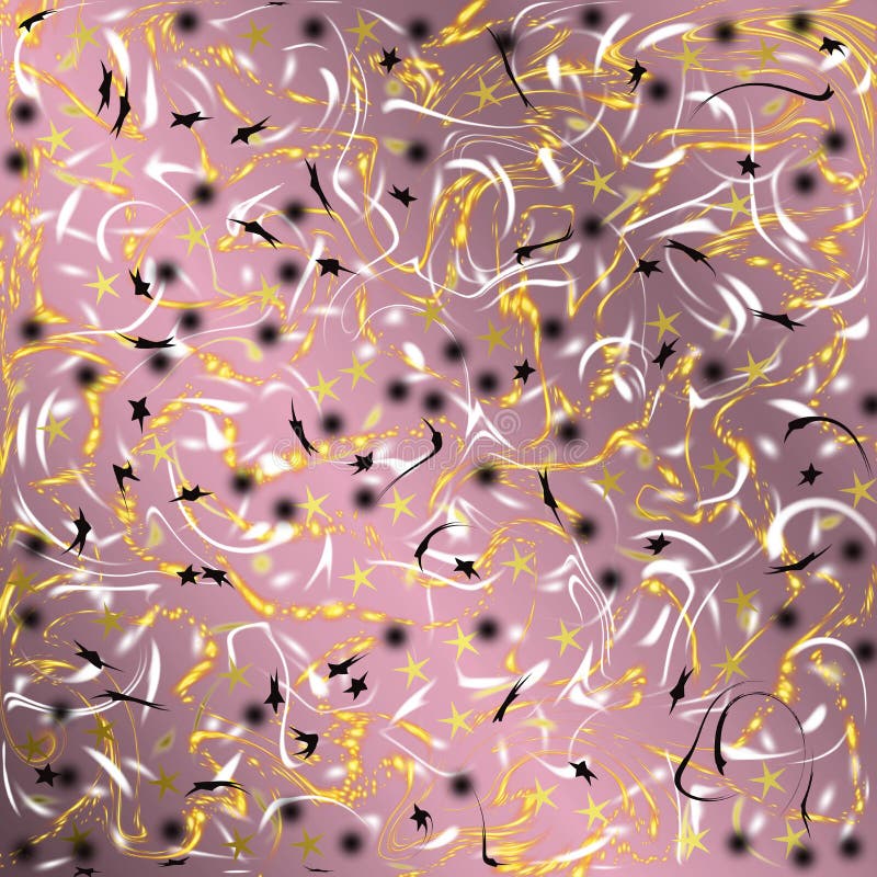 Golden Shiny Pattern Festive Elegant and Modern Ornate Subtle Sh Stock ...