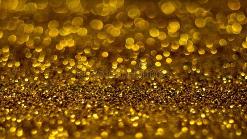 Golden Shiny Sand, Gold Sparkles Blurred Background Stock Photo - Image ...