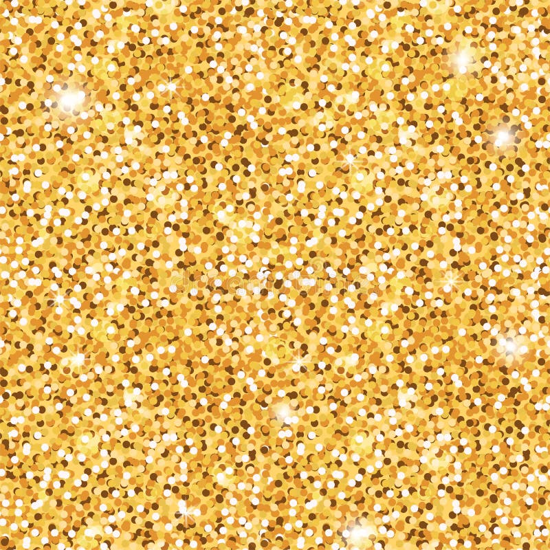 Golden Shiny Texture Background. Festive Seamless Pattern of Sequins ...