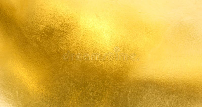 Golden shiny yellow foil stock image. Image of iron - 362244541