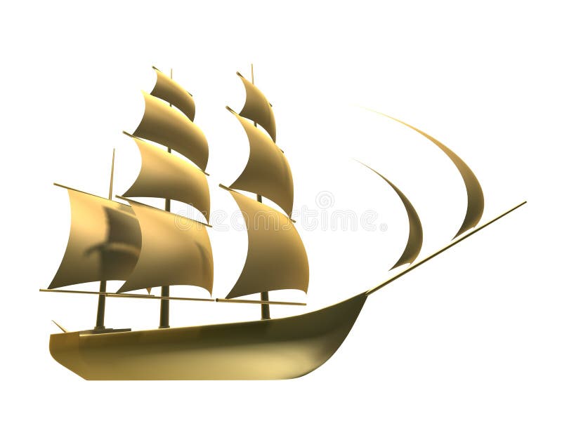 Golden Ship wheel marine stock vector. Illustration of handle - 49673978