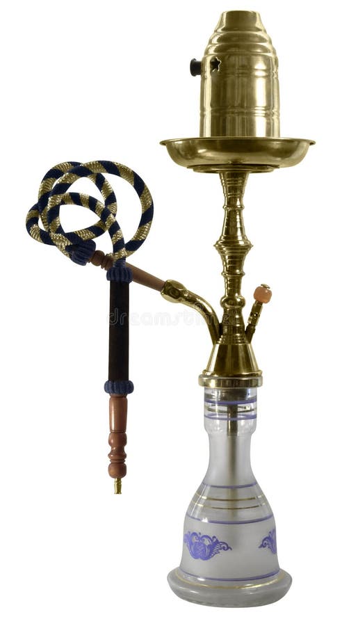 Golden shisha stock image. Image of household, glass - 27859047