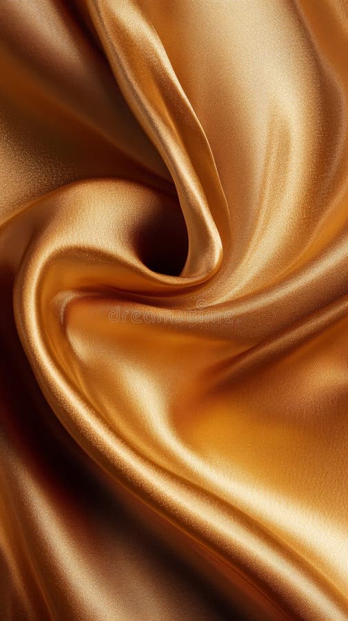 Golden Silk Fabric Texture, Luxurious Drapery. Elegance and Opulence ...