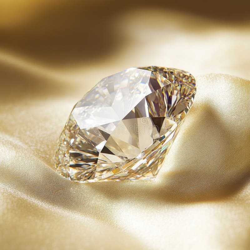 Golden Silk Serves As the Perfect Backdrop for this Stunning Clear ...