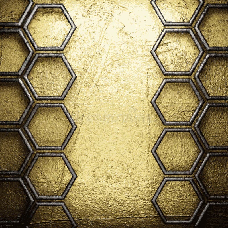 Golden and Silver Background Stock Vector - Illustration of metallic ...