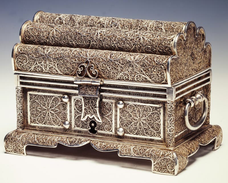 Golden and silver filigree stock image. Image of gold - 56360581