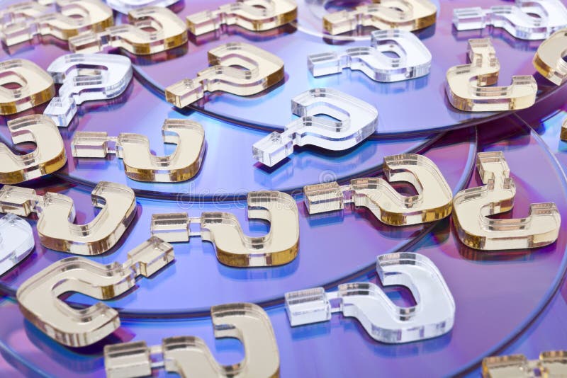 Question marks on cd s stock image. Image of perspex - 30128035