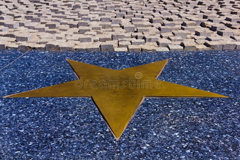 Golden single star stock image. Image of award, design - 70912699