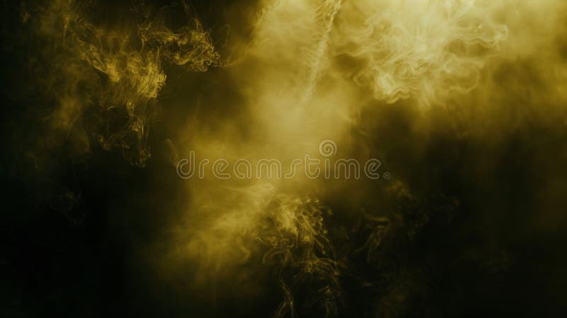 Golden Smoke on Dark Backdrop: Abstract Texture for Modern Design ...