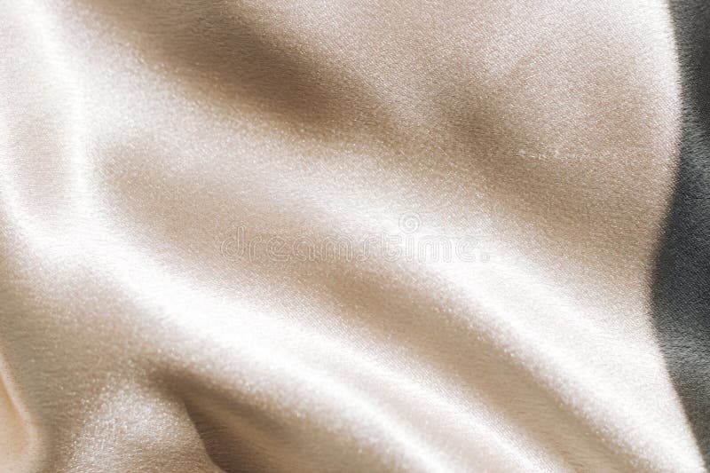 Golden Smooth Silk Texture of Beauty Silk Stock Image - Image of silky ...