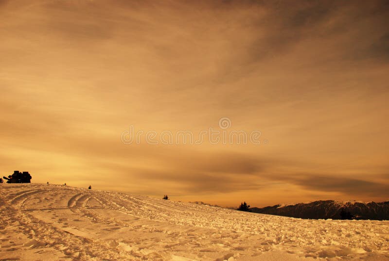 Golden Snow Picture. Image: 5241548