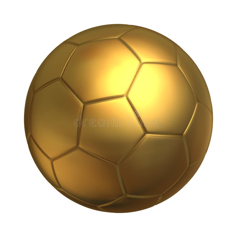 Golden Soccer Ball. Vector stock vector. Illustration of activity ...