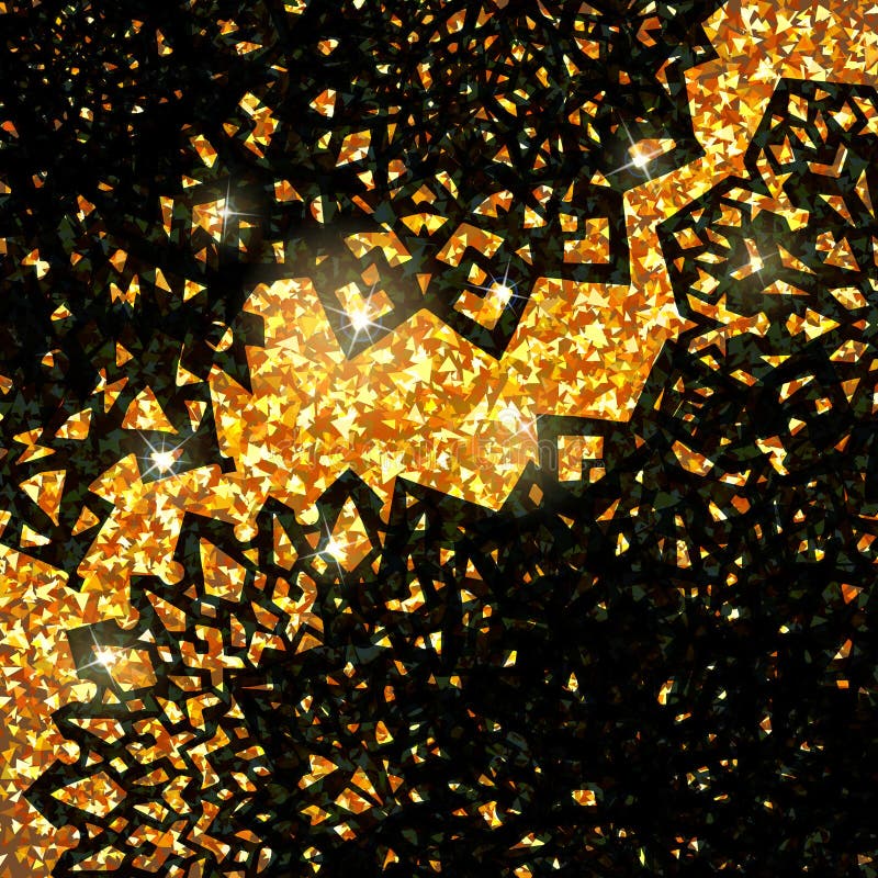 Golden and Sparkling Everything Stock Vector - Illustration of ...