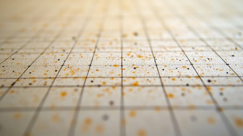 Golden Speckled Graph Paper Subtle Toned Grid Background with Elegant ...