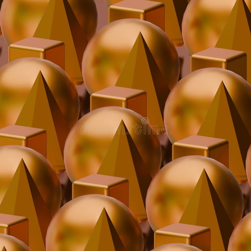 Golden Sphere Abstract Background Shiny Metallic Balls Texture Luxury ...